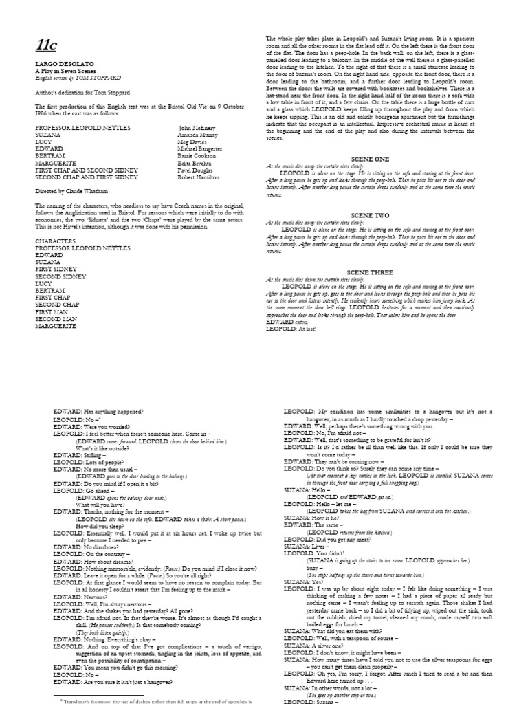 11d.Havel-Largo Desolato | PDF