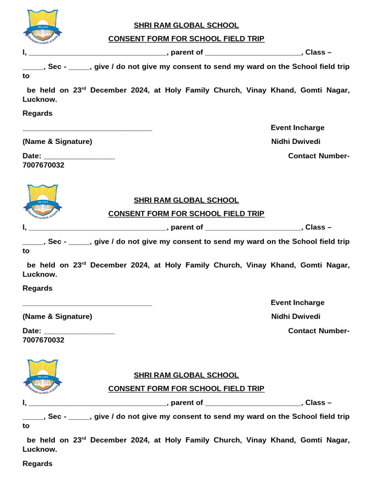 Cosent Form Church | PDF