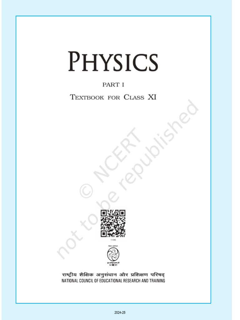 Physics XI Full | PDF | Rotation Around A Fixed Axis | Newton's Laws Of ...