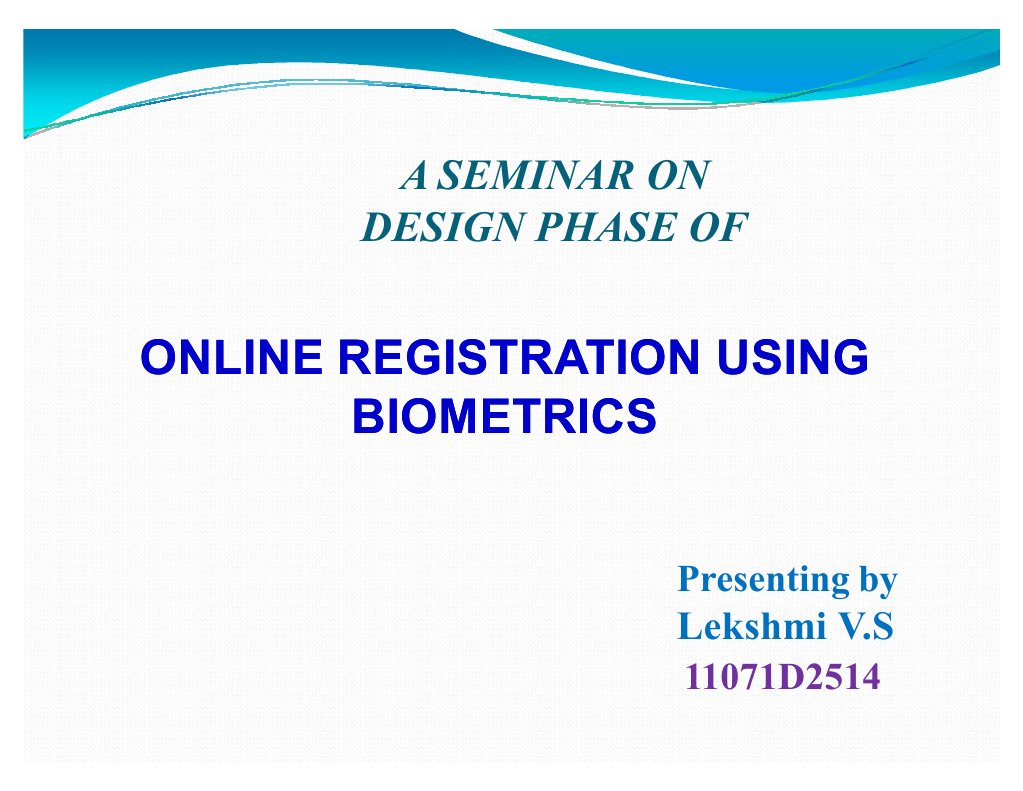 Online Registration - Design | PDF