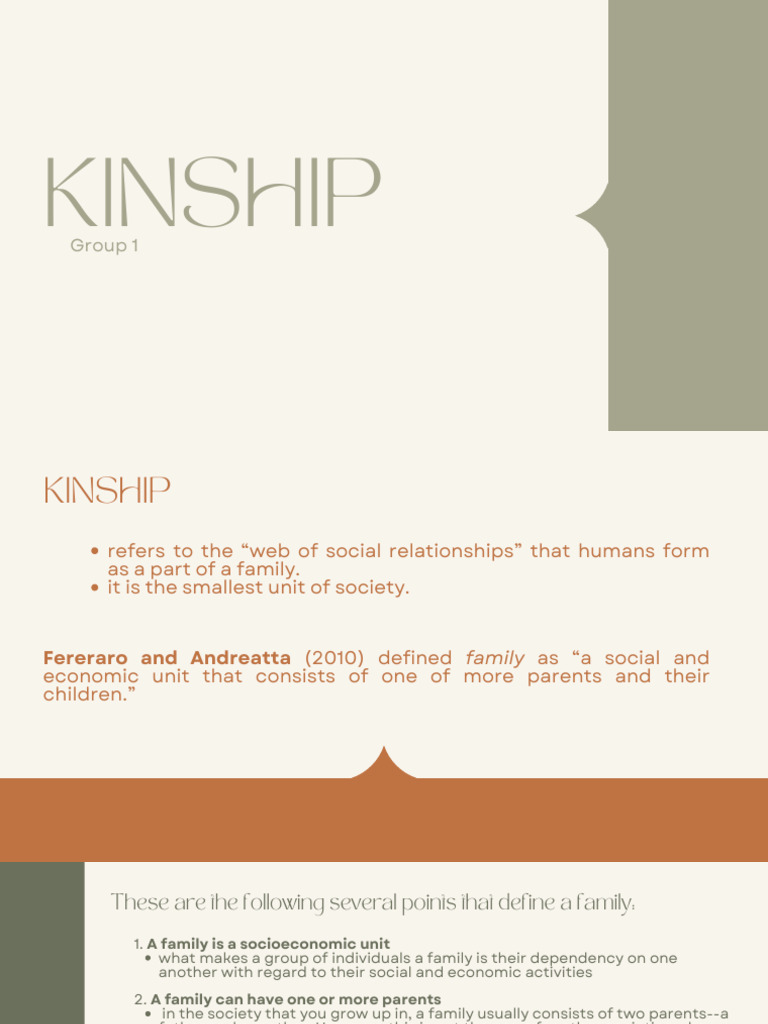 Group 1 - KINSHIP | PDF