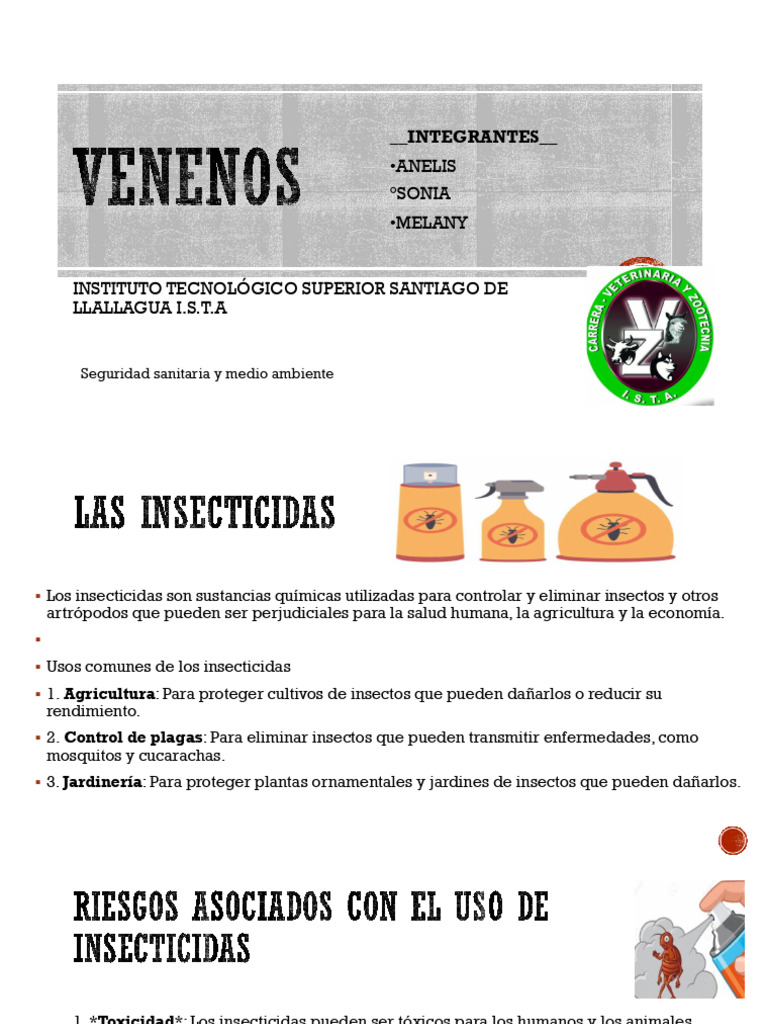Seguridad y Riesgos de Insecticidas | PDF | Insecticida | Veneno