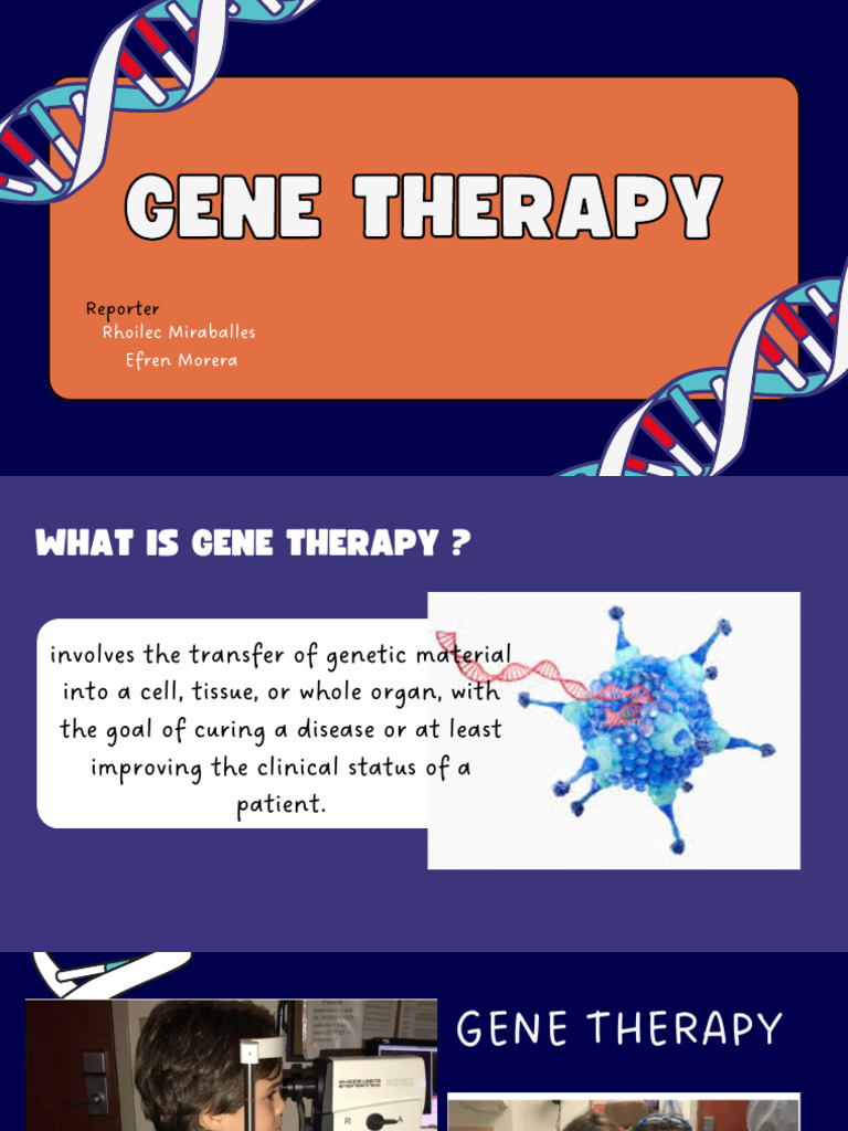 Gene Therapy Visual Presentation | PDF | Gene Therapy | Gene