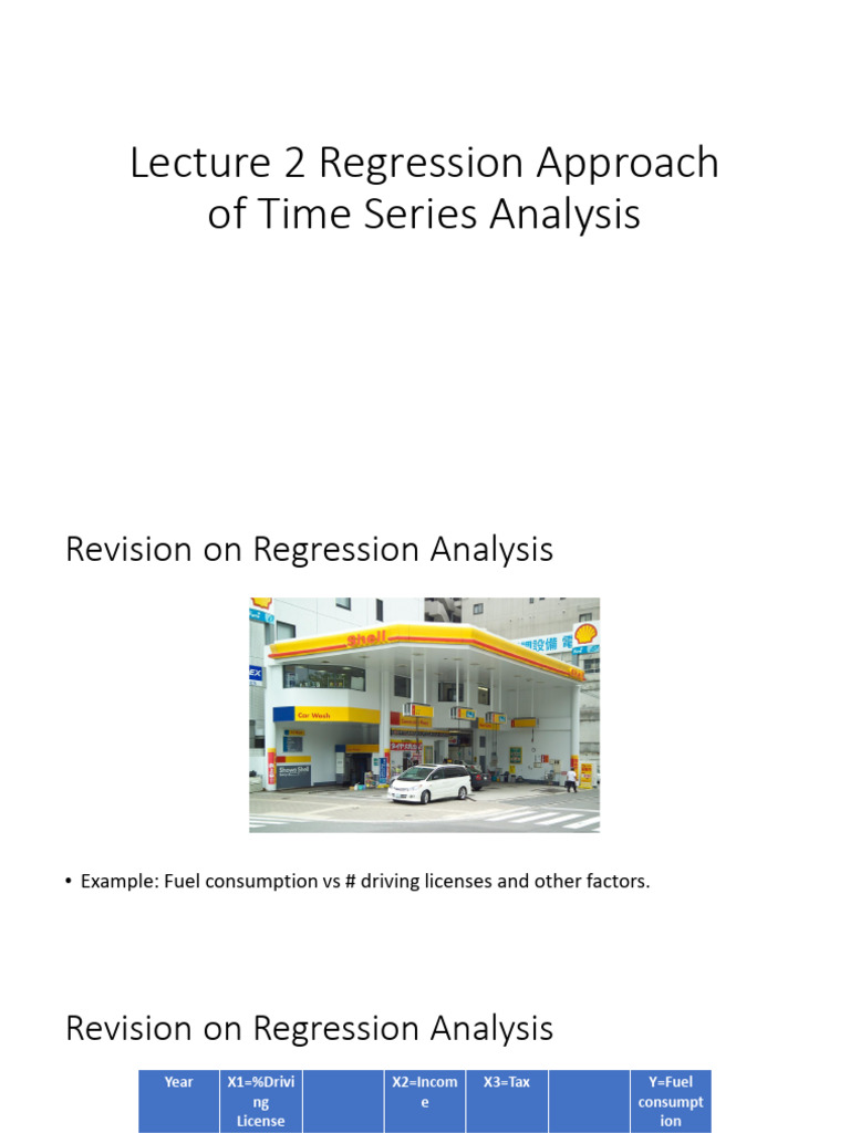 Lecture 2 Regression Approach | PDF | Regression Analysis | Linear Regression