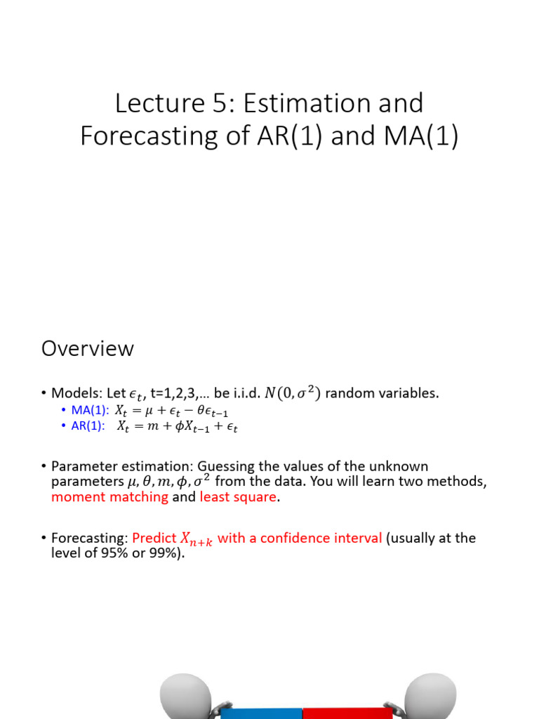 Lecture 5 Estimation Forecasting | PDF | Autoregressive Model | Least ...