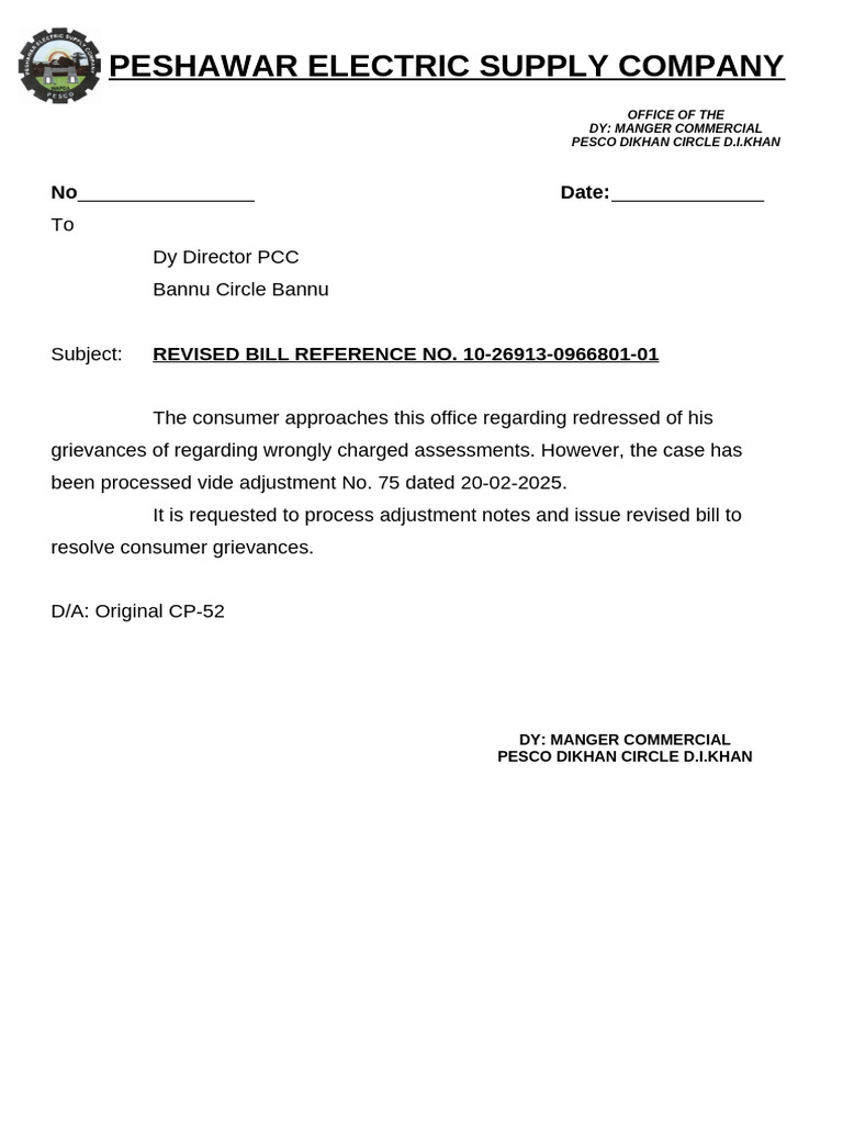 Revised Bill | PDF