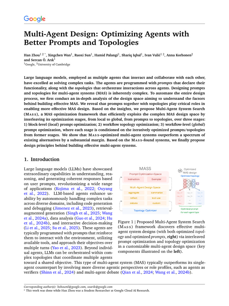 Google_Multi_Agent_Design_1738735651 | PDF | Mathematical Optimization | Applied Mathematics