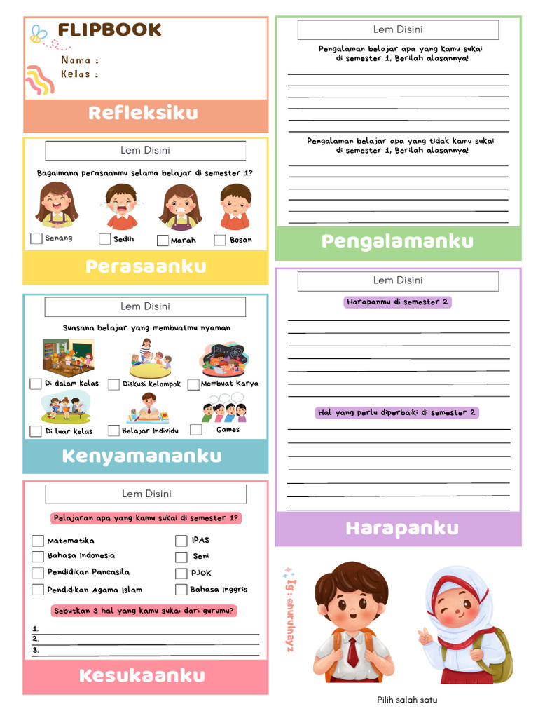 Refleksi Belajar Semester 1 | PDF