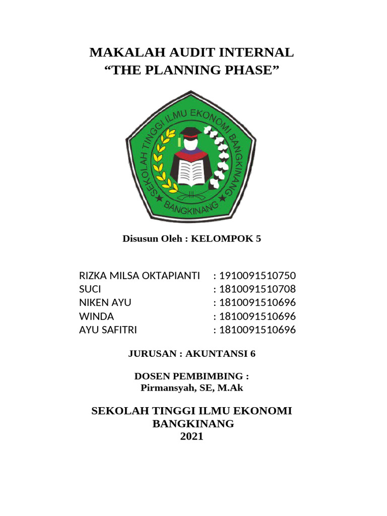 Audit Internal Kel 5 | PDF