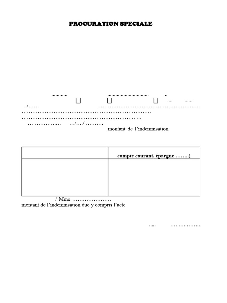 Procuration BFT PDF | PDF