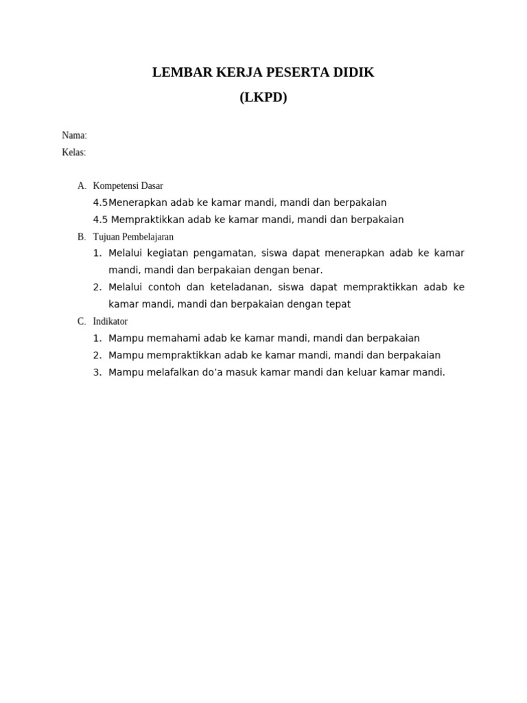 LKPD Mandi | PDF