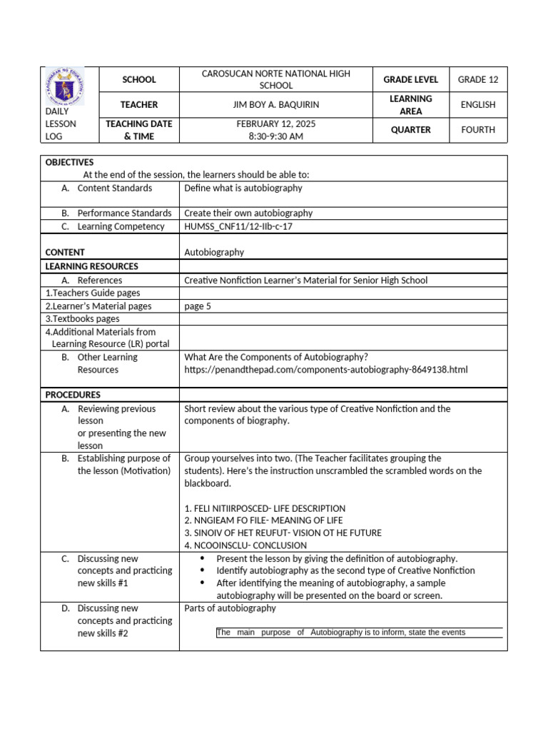 LESSON2_BAQUIRIN, JIM BOY | PDF | Learning | Cognitive Science