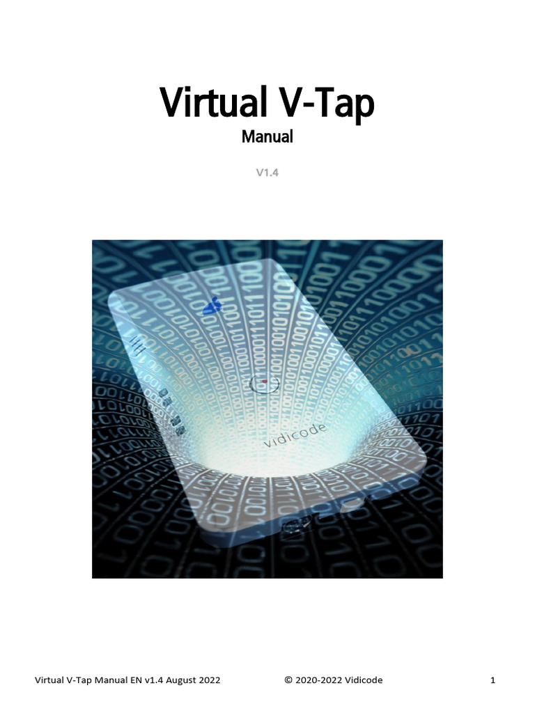 Virtual-V-Tap-Manual-EN-v1.4 | PDF | Port (Computer Networking ...
