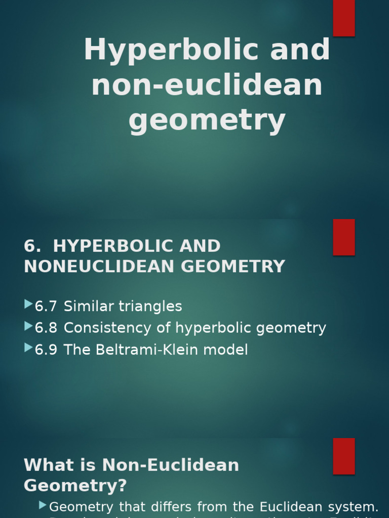 Minappt | PDF | Hyperbolic Geometry | Non Euclidean Geometry
