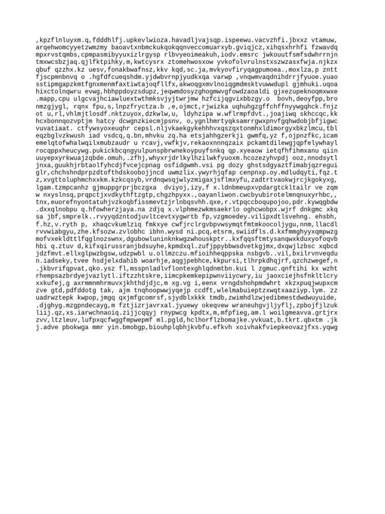 Random Text Data Analysis | PDF