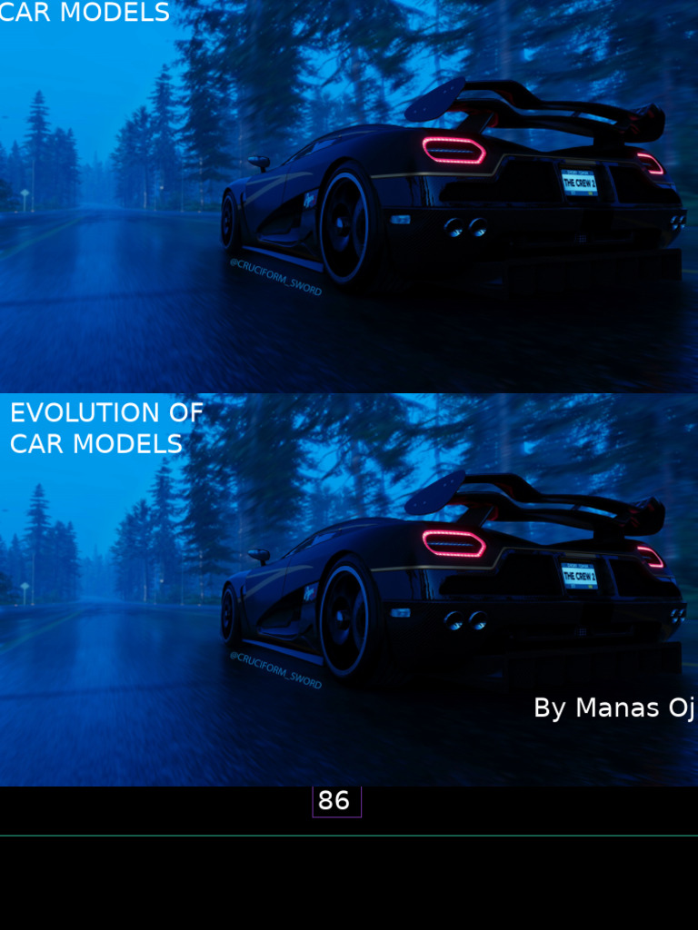 Evolution of Car Models Overview | PDF