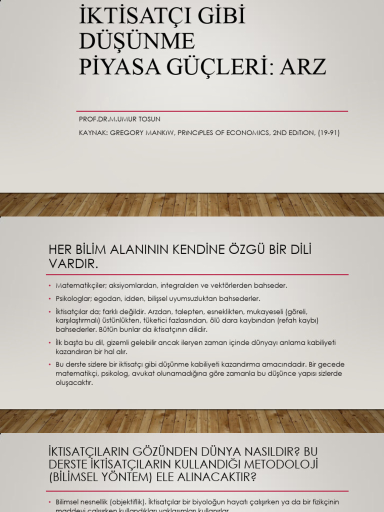 iktisat slayt 2 | PDF