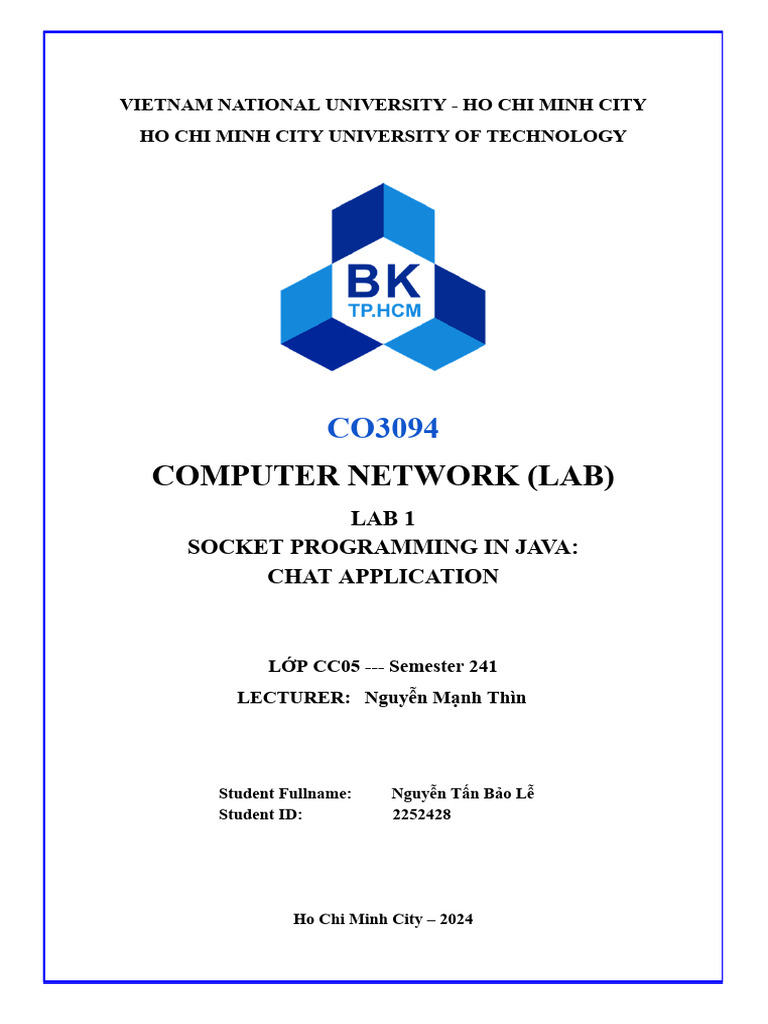 NguyenTanBaoLe Lab1c | PDF | Computer Engineering | System Software