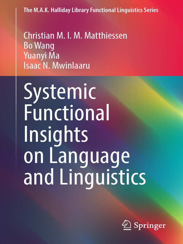 Systemic Functional Insights On Language and Linguistics | PDF ...