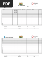 BADAC Attendance Sheet Template | PDF | Games & Activities