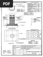 drawing for plinth trasformer for 63 to 200KV transformer | PDF ...
