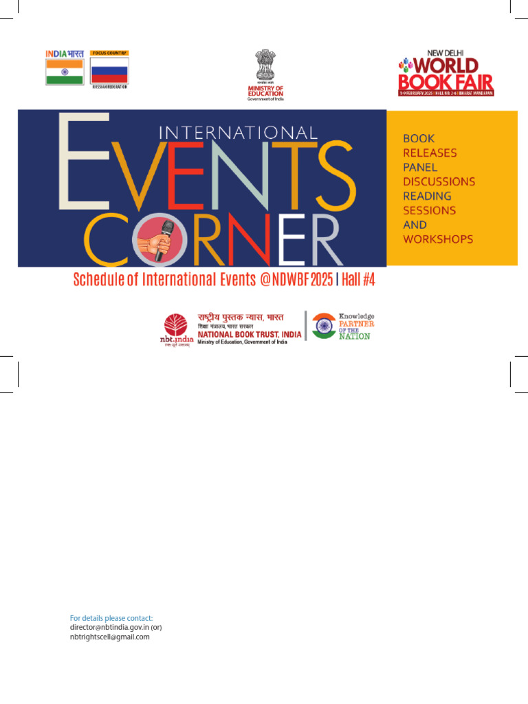 NDWBF 2025 International Events Schedule | PDF
