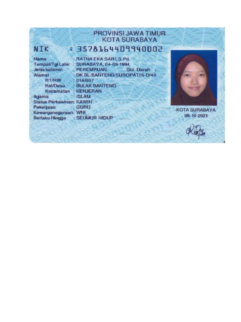 E-Ktp Ratna Ekasari | PDF