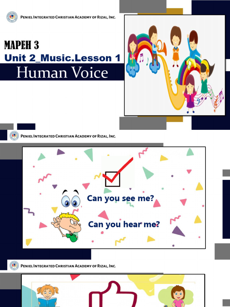 Mapeh3.MusicLesson1 Human-Voice | PDF