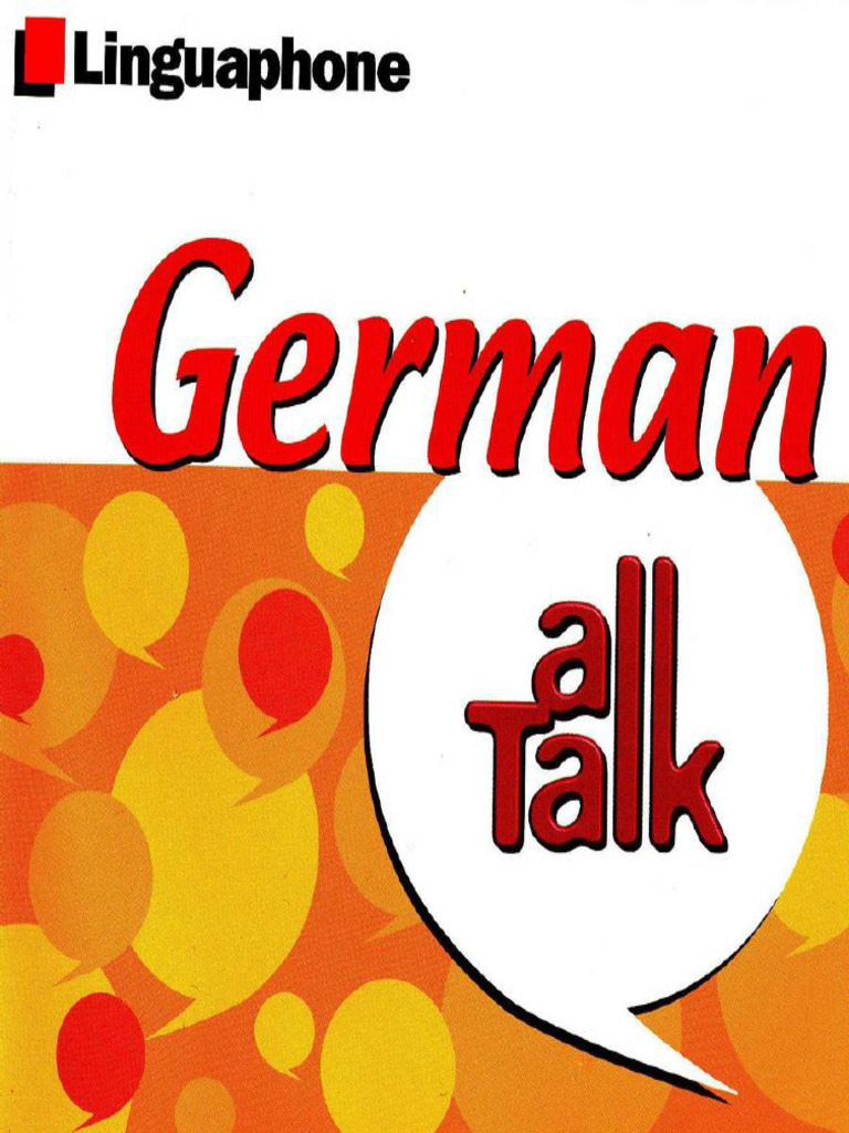 Linguaphone German Alltalk Booklet | PDF