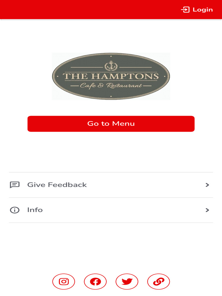 The Hamptons Café FineDine Menu | PDF