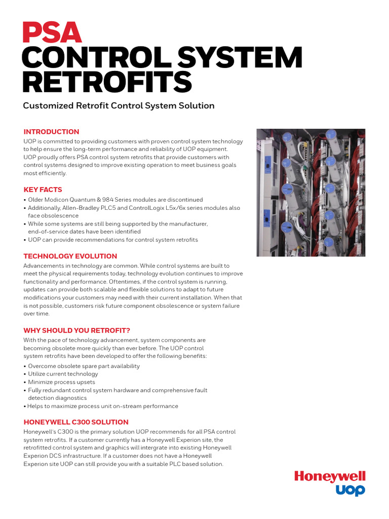 Honeywell UOP H2 PSA CS Retrofit | PDF | Programmable Logic Controller ...