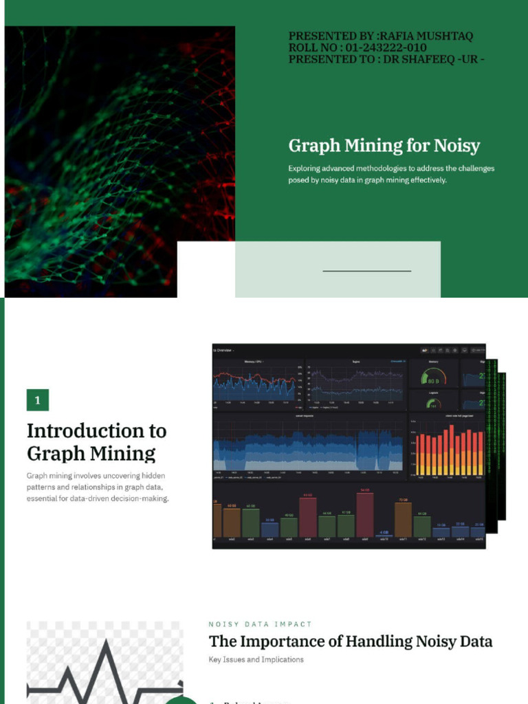 Graph Mining Techniques For Noisy Data Presentation (1) - 1 PDF | PDF | Cluster Analysis ...