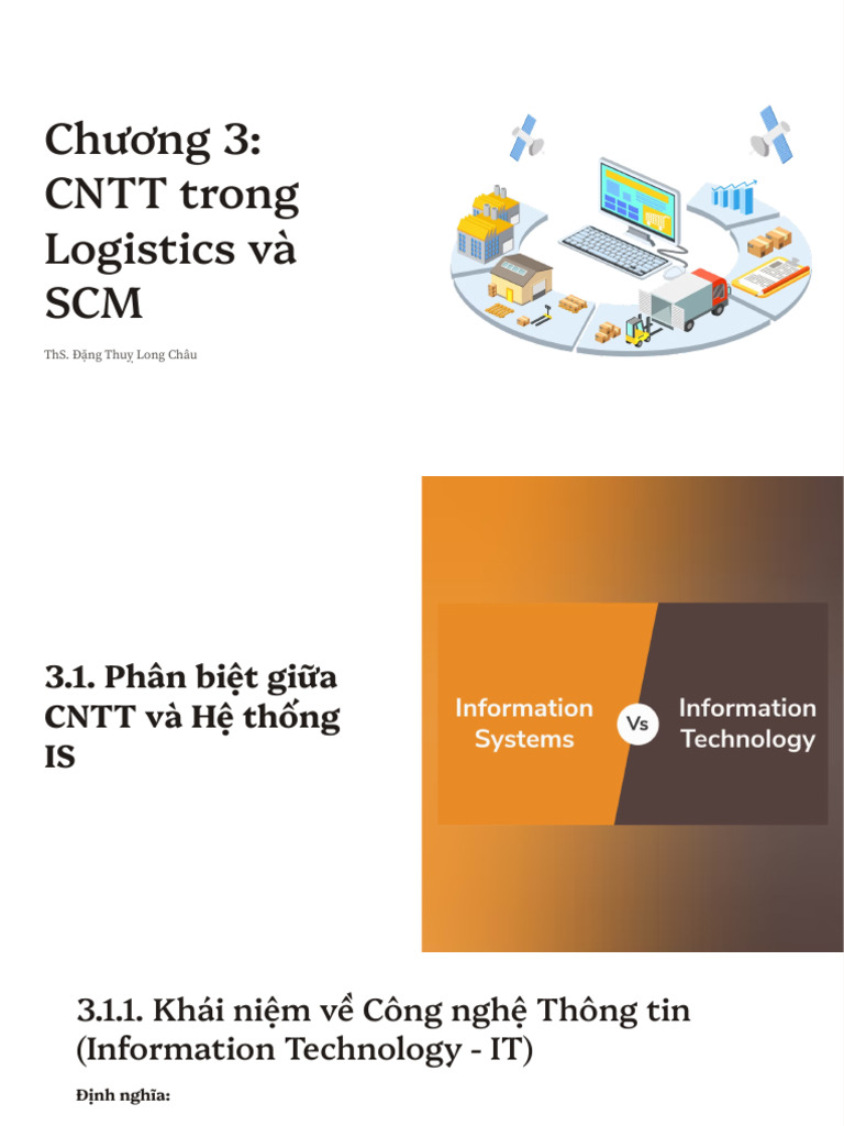 Chương 3. CNTT Trong Logistics Và SCM | PDF