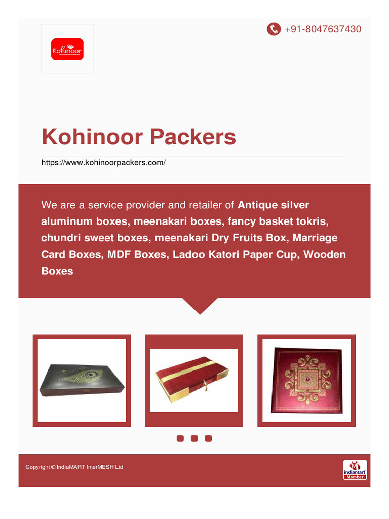 Kohinoor Packers (1) | PDF