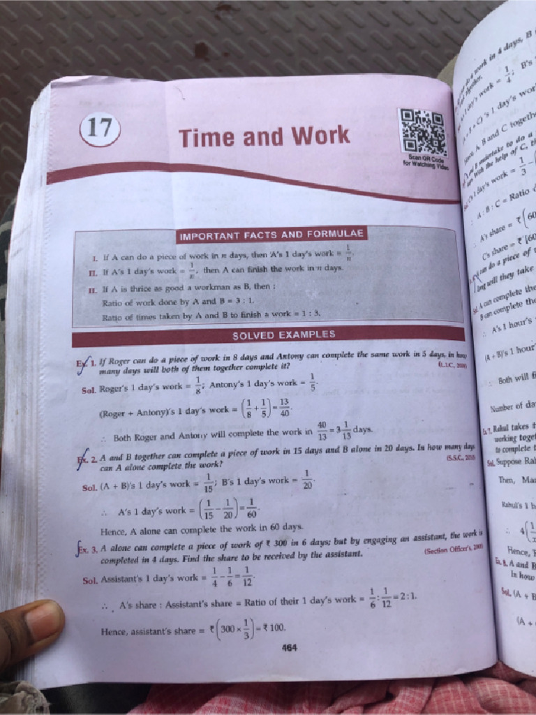 Time and work | PDF