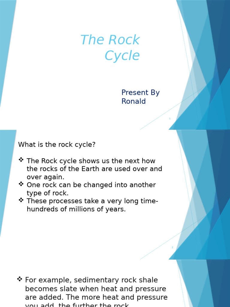 The Rock Cycle | PDF | Rock (Geology) | Sedimentary Rock