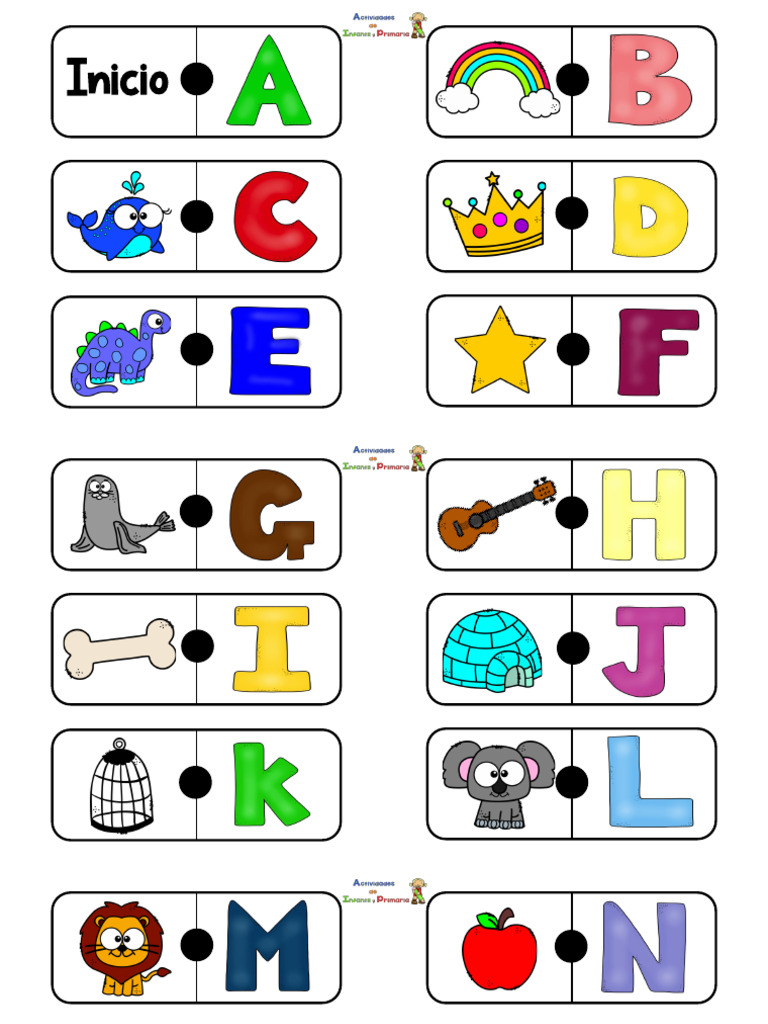 domino-del-abecedario | PDF