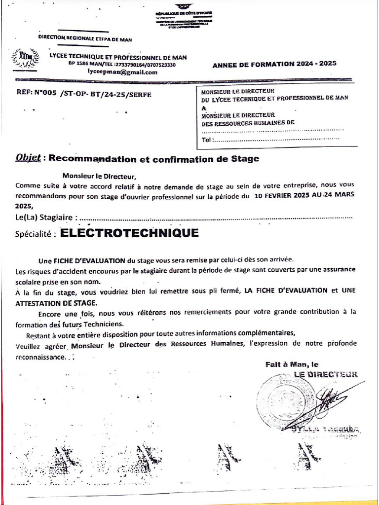 Fiche de Recommandation | PDF