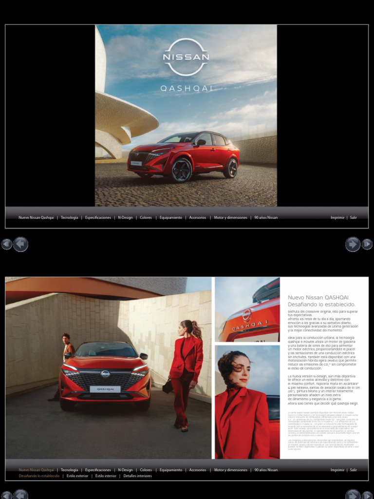 Catalogo Nissan | PDF | Tráfico | Vehículo Híbrido Eléctrico