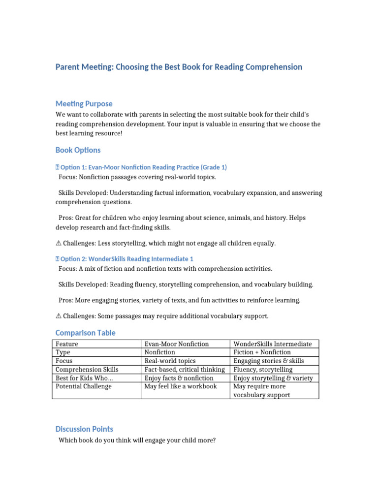 Parent_Meeting_Handout | PDF