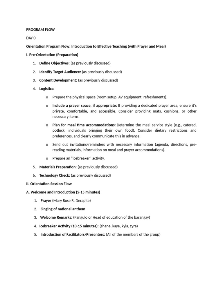 PROGRAM-FLOW-NSTP | PDF | Human Communication