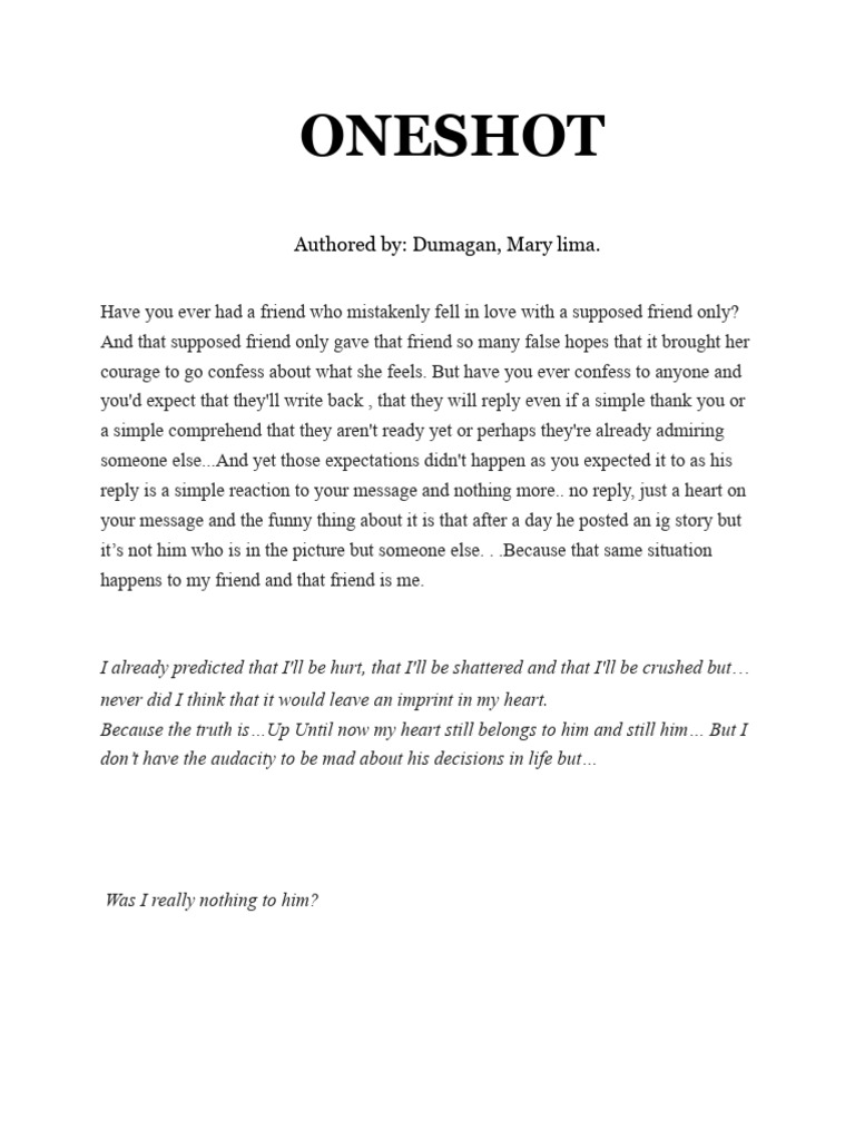 ONESHOT | PDF | Psychological Concepts