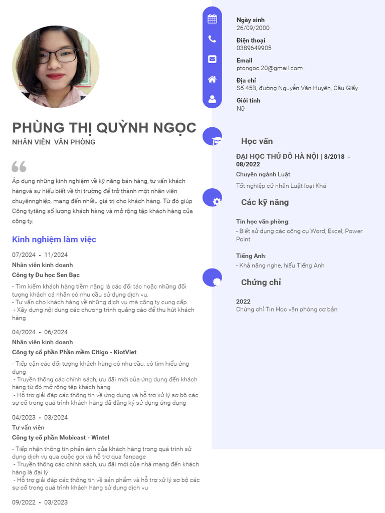 Phung Thi Quynh Ngoc TopCV.vn 201224.181339 | PDF