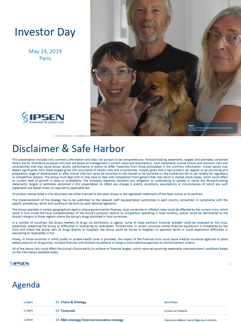 Ipsen-Investor-Day-20191 | PDF | Pancreatic Cancer | Diseases And Disorders