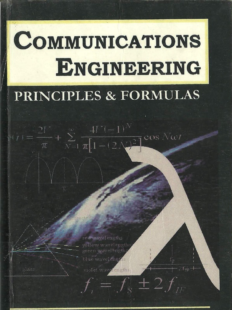 (Cover) Communications Engineering - Principles and Formulas | PDF ...