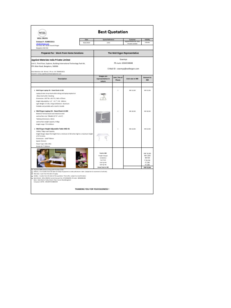 Well Ergon Best Quotation - Myphyzio - Applied Materials | PDF