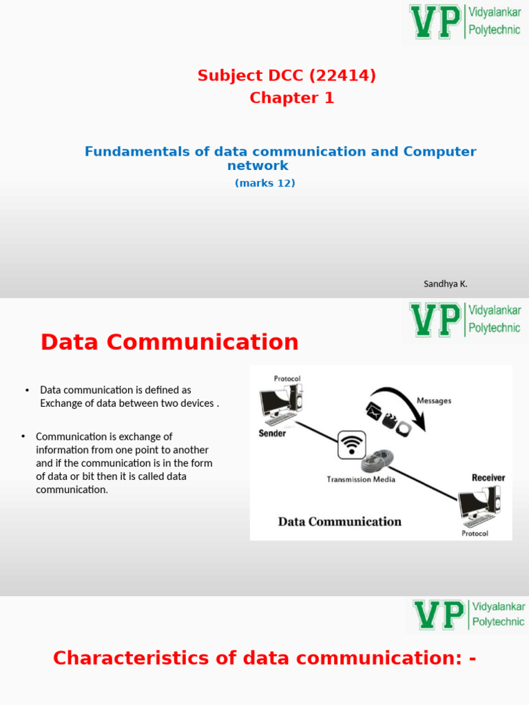 Chapter 1.1 To 1.4 - DCN - 20-21 | PDF | Duplex (Telecommunications) | Bit Rate