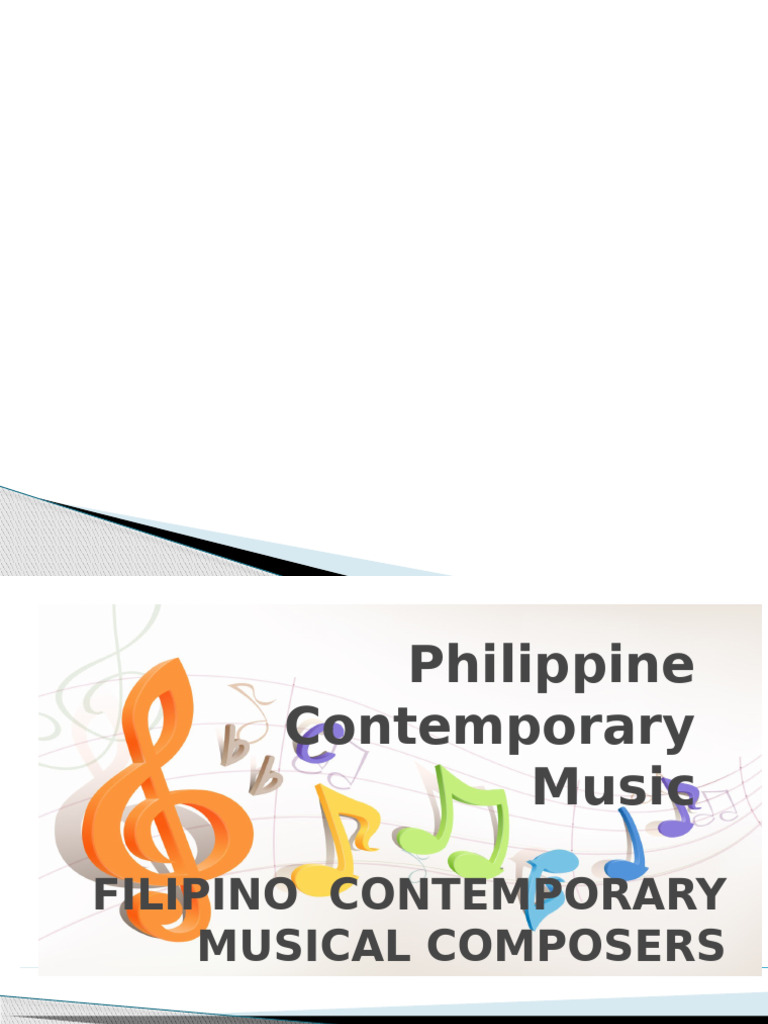Philippine Contemporary | PDF | Musical Compositions | Performing Arts