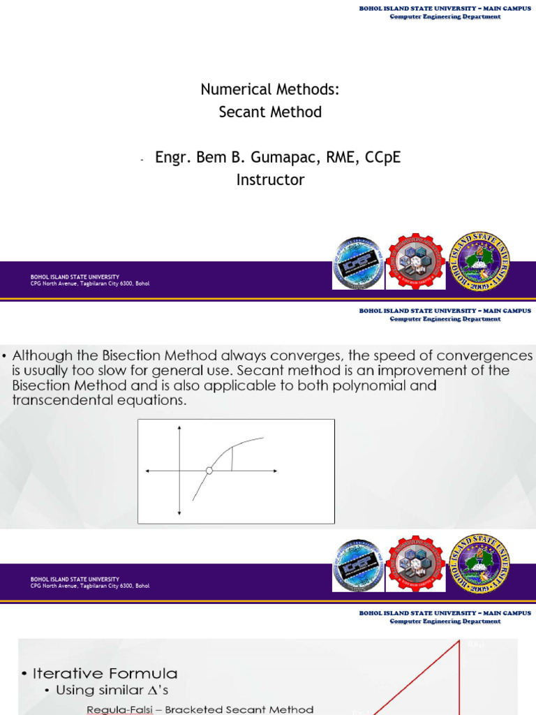 Numerical Methods Secant NR | PDF | Computer Programming | Theoretical Computer Science