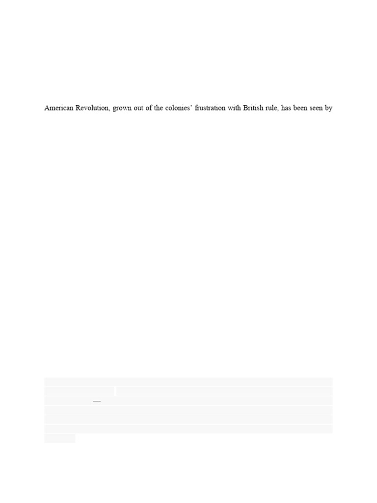 The American Revolution Notes 2024 | PDF | Thirteen Colonies | Kingdom ...